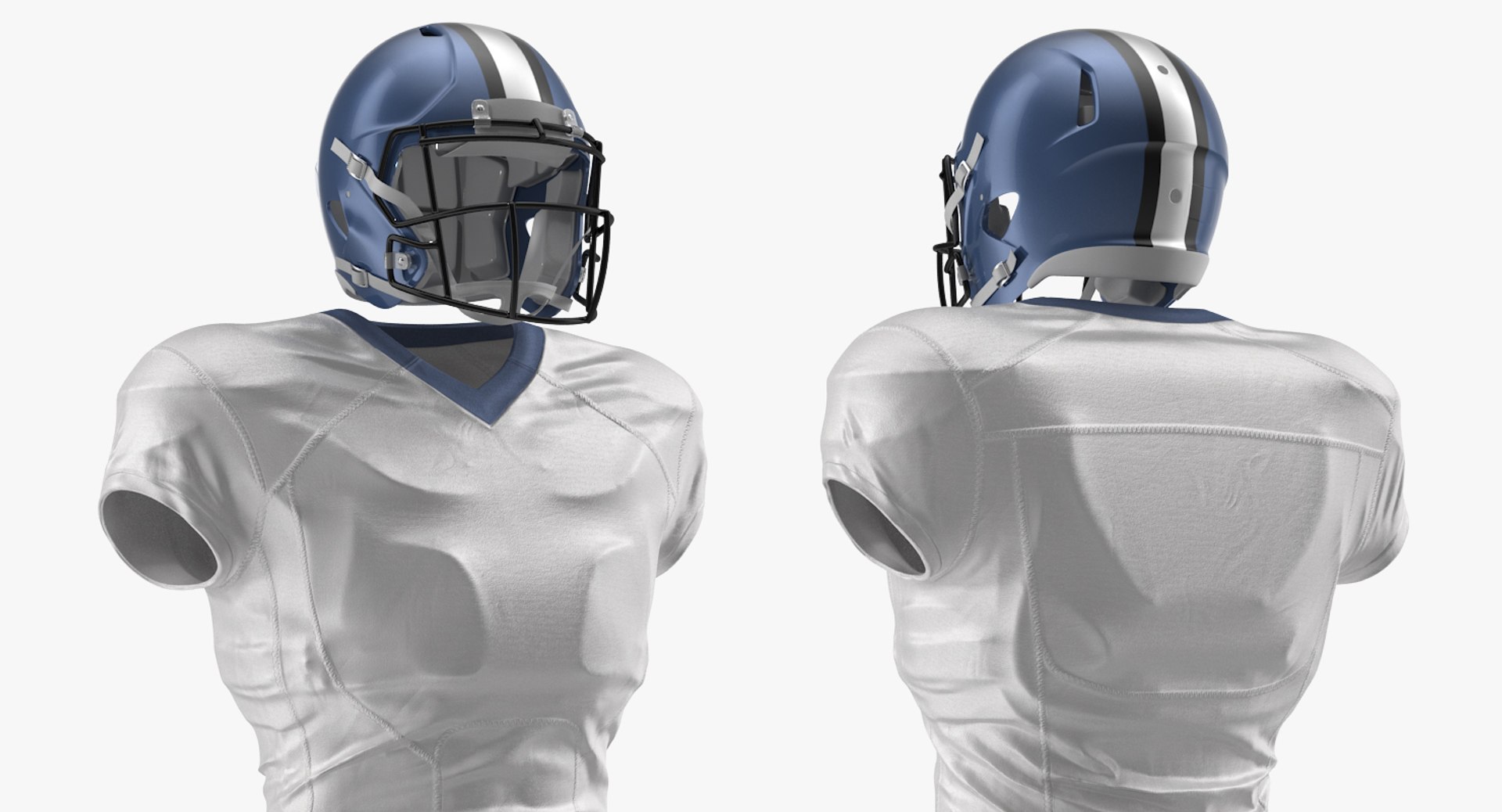 3D american football player uniform model - TurboSquid 1437786