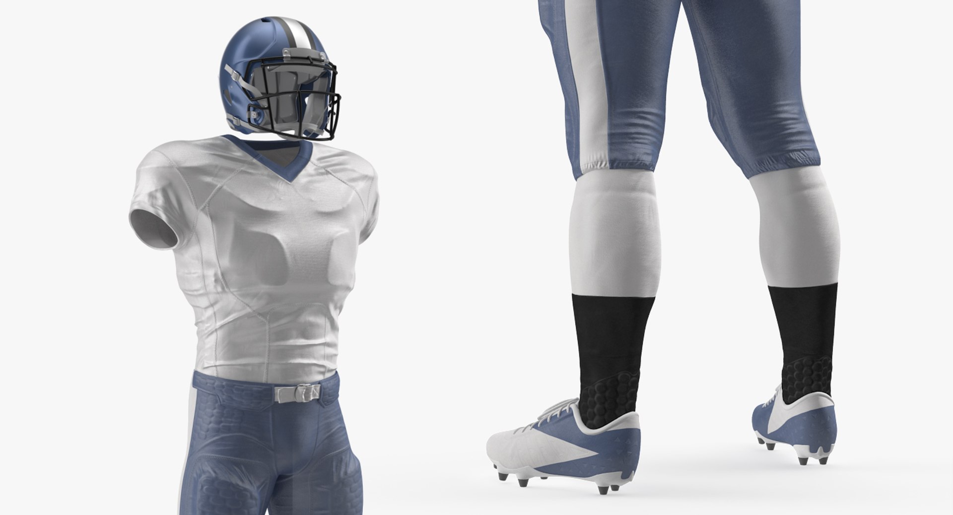 3D american football player uniform model - TurboSquid 1437786