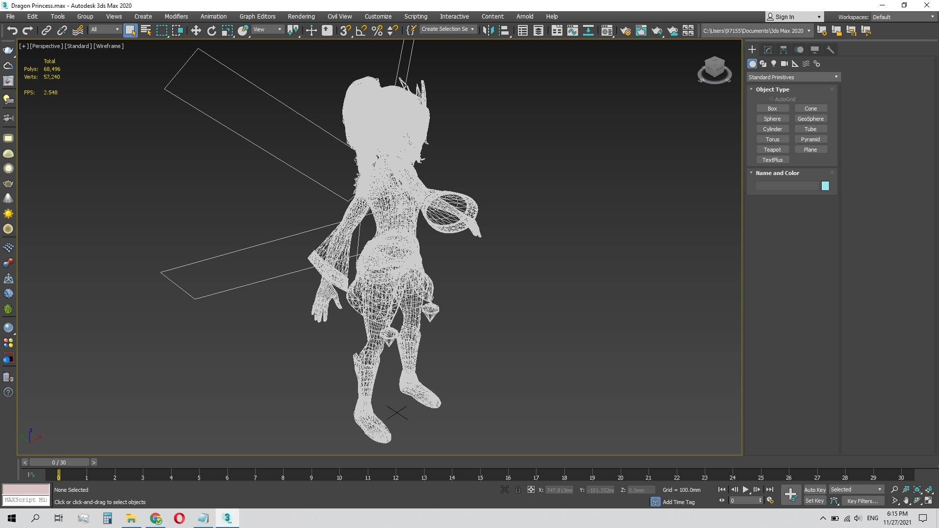 Fairy Dragonfly Princess 3D Model - TurboSquid 1820148