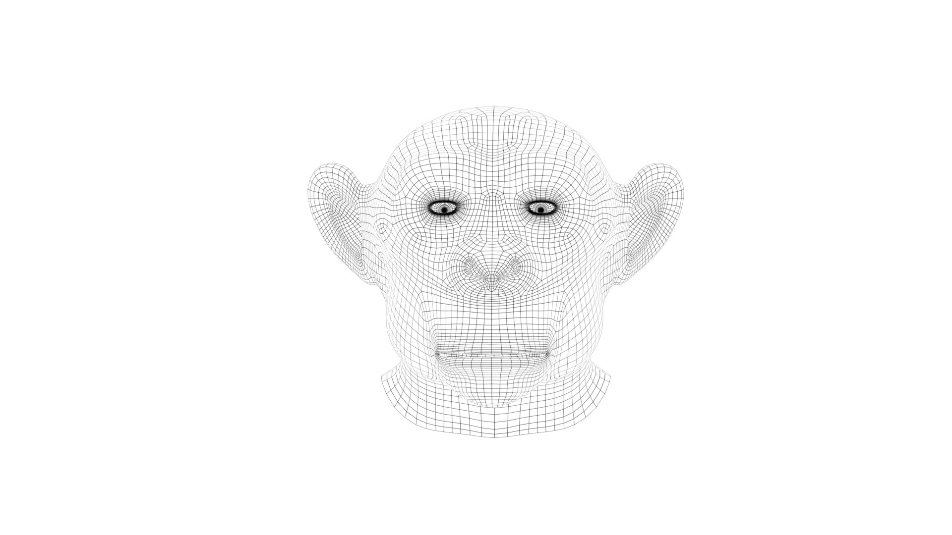 3D Monkey Head Model - TurboSquid 1991649