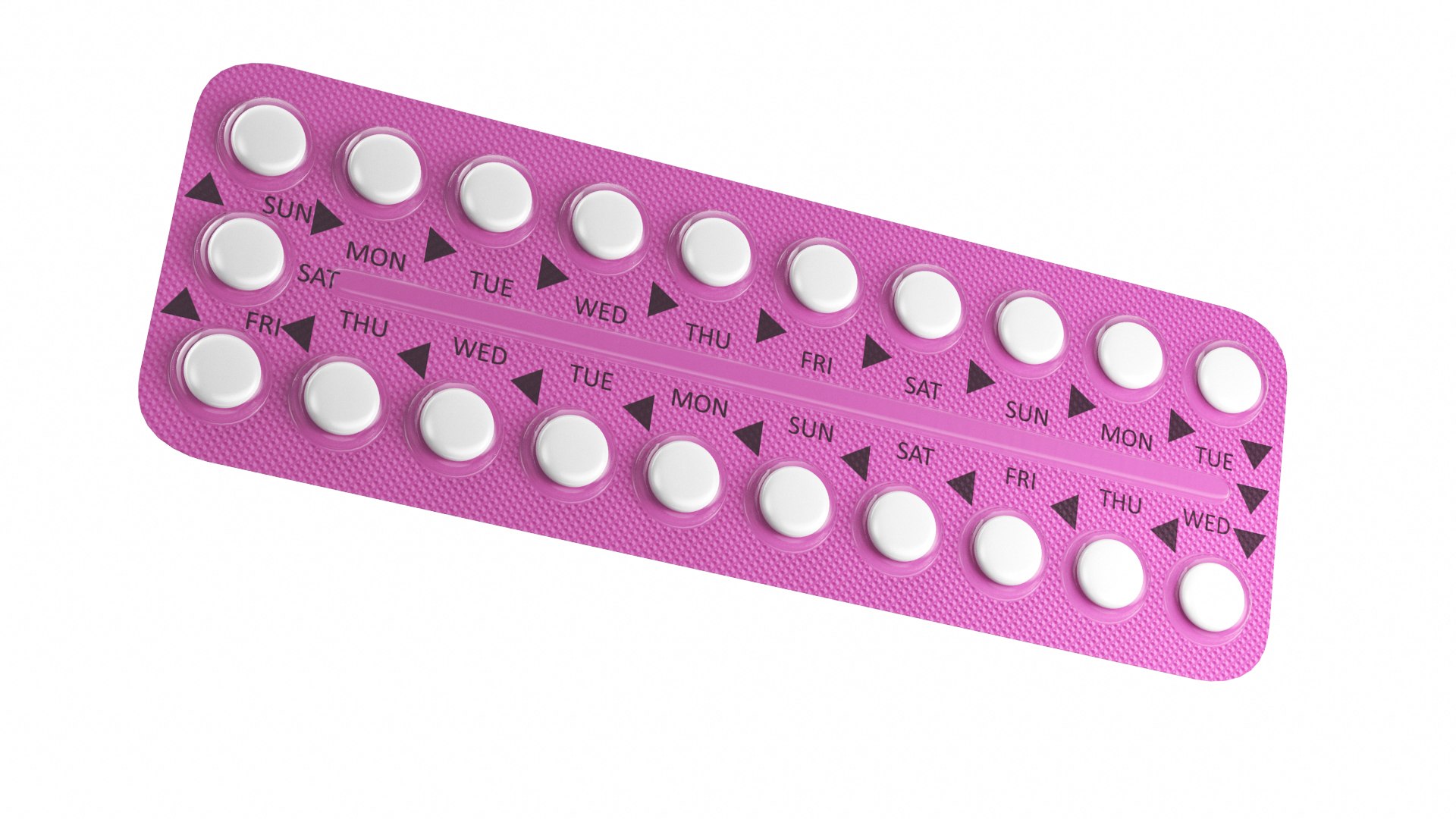 3D Model Birth Control Pills Pack - TurboSquid 2166150