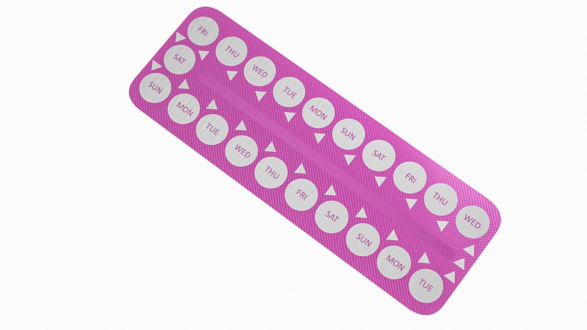 3D Model Birth Control Pills Pack - TurboSquid 2166150