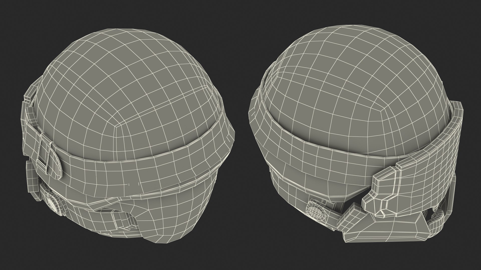 Sci-Fi Helmets Collection 2 3D Model - TurboSquid 2390018