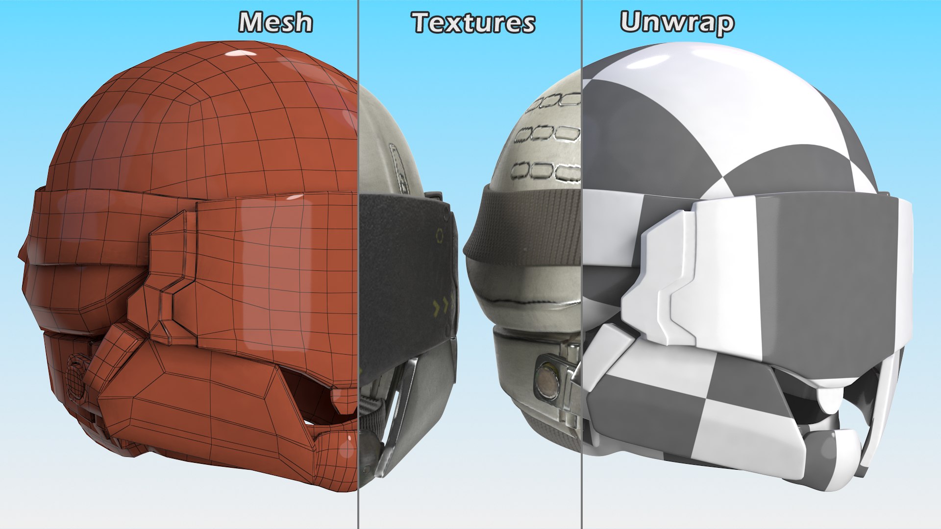 Sci-Fi Helmets Collection 2 3D Model - TurboSquid 2390018