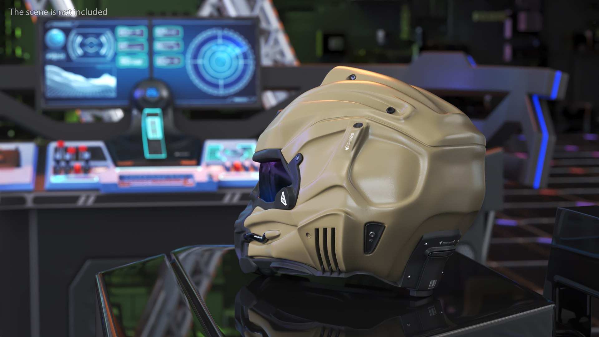 Sci-Fi Helmets Collection 2 3D Model - TurboSquid 2390018