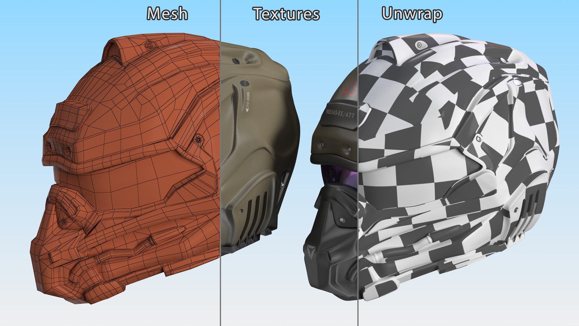 Sci-Fi Helmets Collection 2 3D Model - TurboSquid 2390018