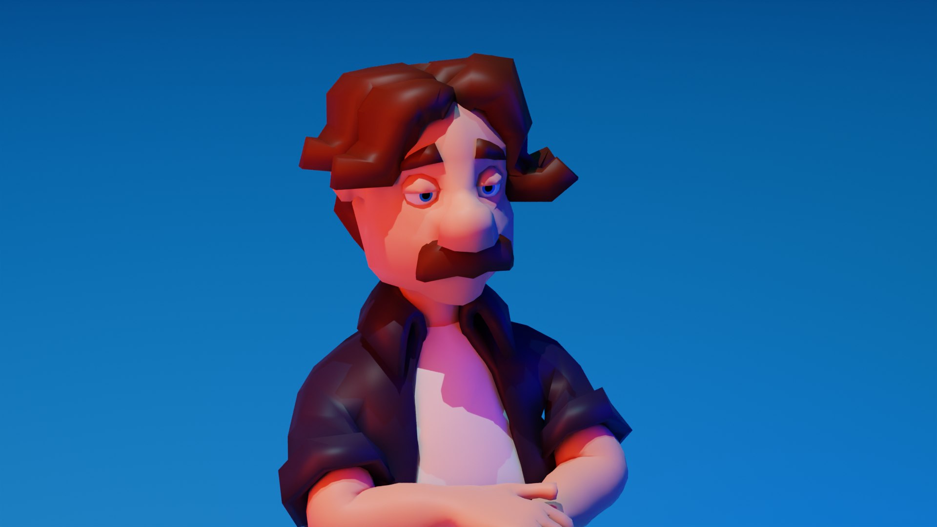 3D Man Low Poly Character - TurboSquid 2068217