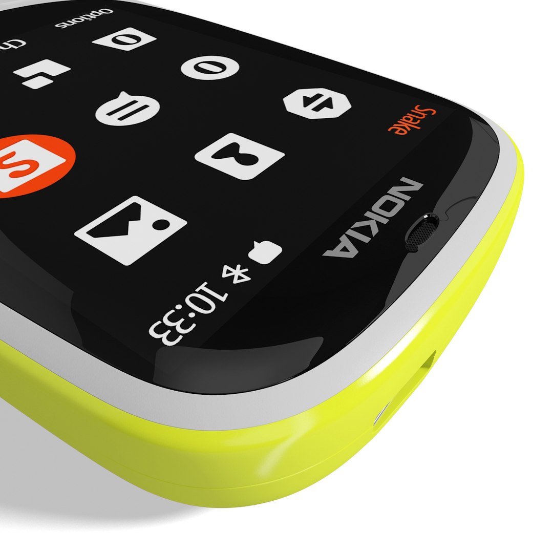 3d Realistic Nokia 3310 2017 Model