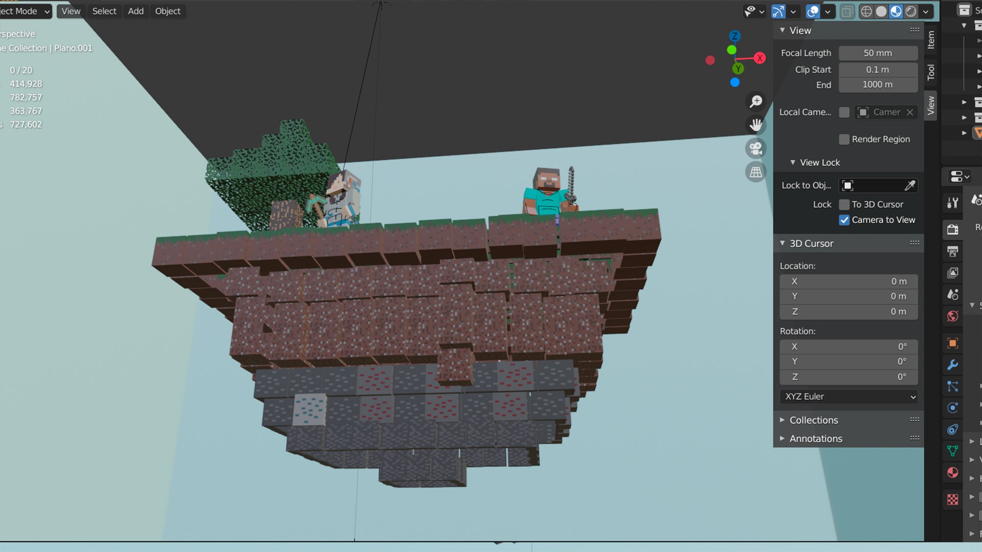 Minecraft-Characters 3D model - TurboSquid 1728053