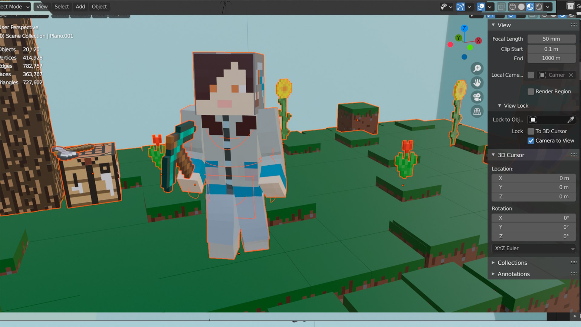 Minecraft-Characters 3D model - TurboSquid 1728053