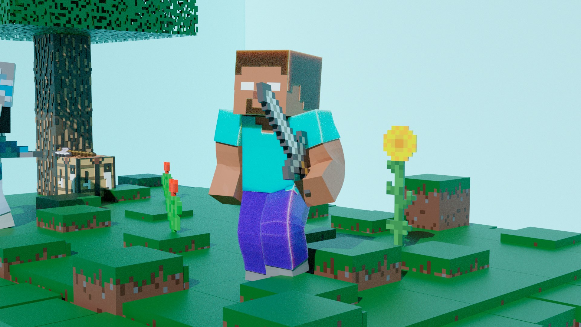 Minecraft-Characters 3D model - TurboSquid 1728053
