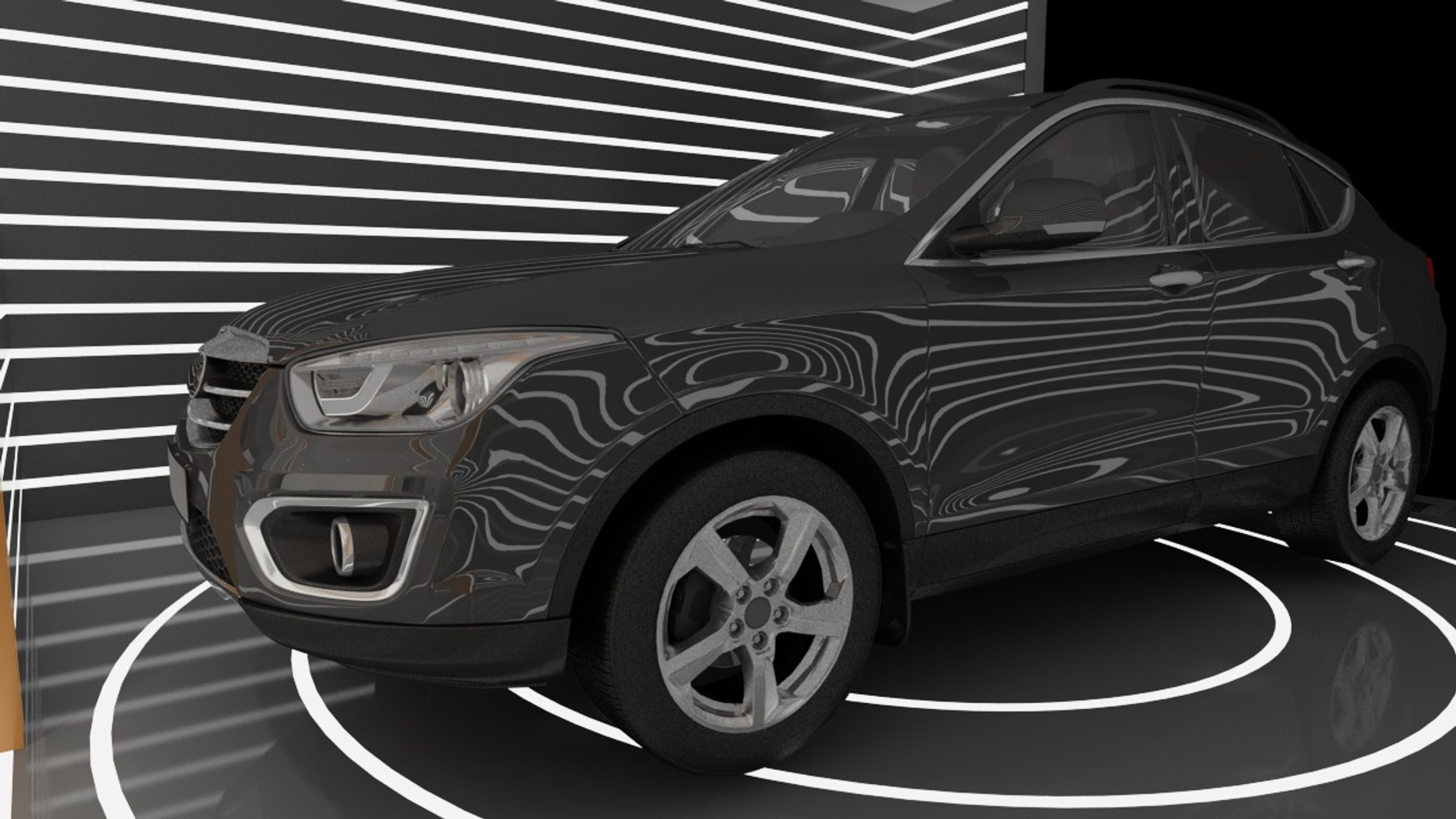 3D Automobile 4S Shop Model - TurboSquid 1910654