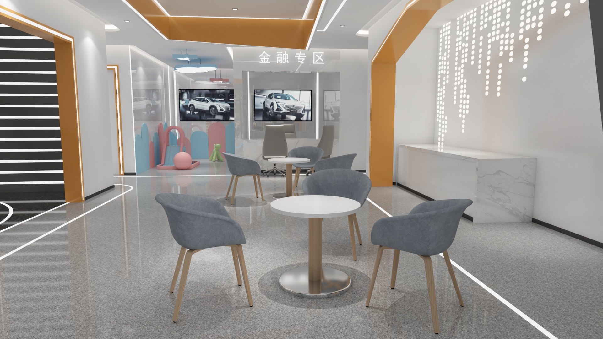 3D Automobile 4S Shop Model - TurboSquid 1910654