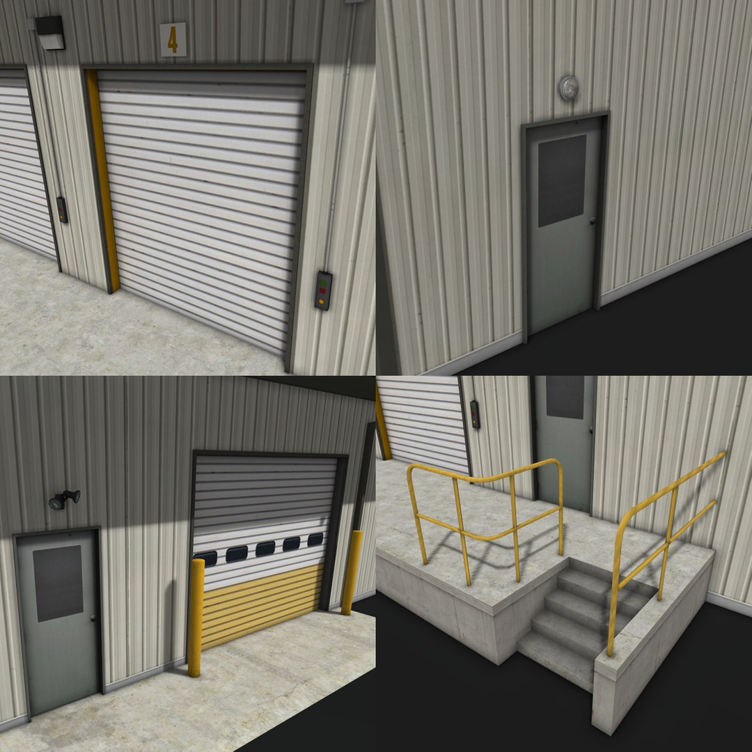 Warehouse 3d Model