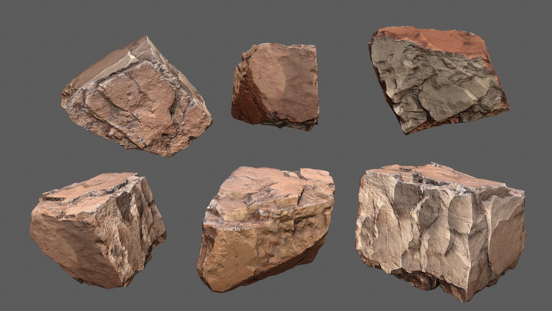 Desert Rocks 3D Model - TurboSquid 2193188