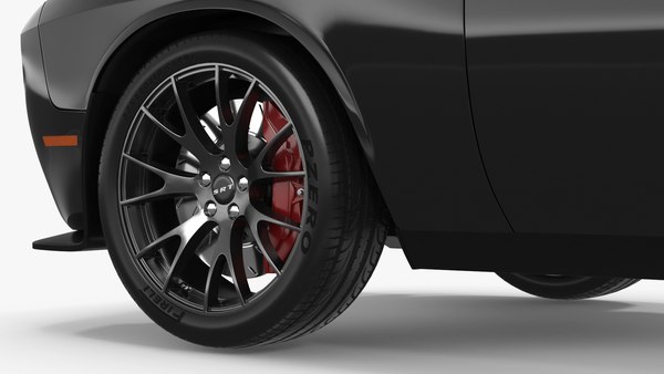 닷지 챌린저 SRT 심플 인테리어 3D 모델 - TurboSquid 2205365