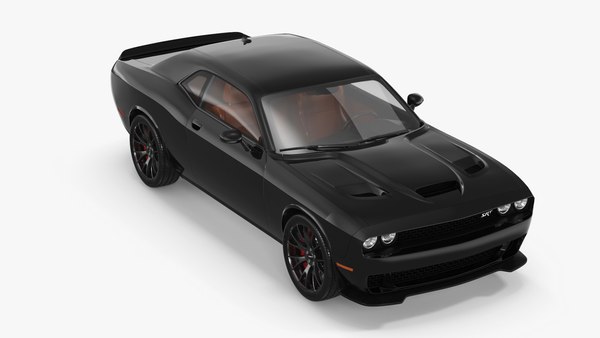 modelo 3d Interior sencillo del Dodge Challenger SRT - TurboSquid 2205365