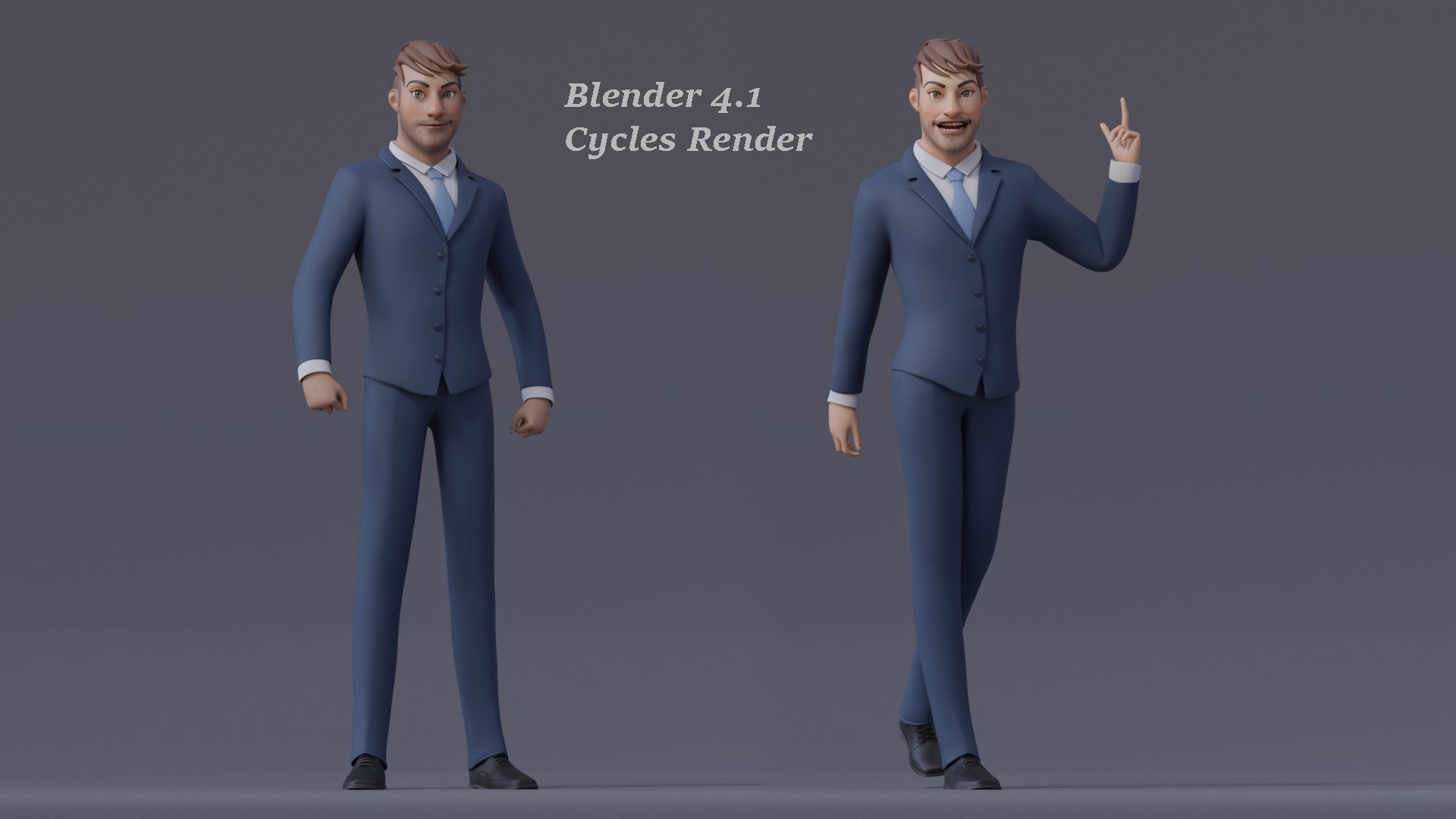 3D Model Andy Cartoon Guy Rig - TurboSquid 2277426
