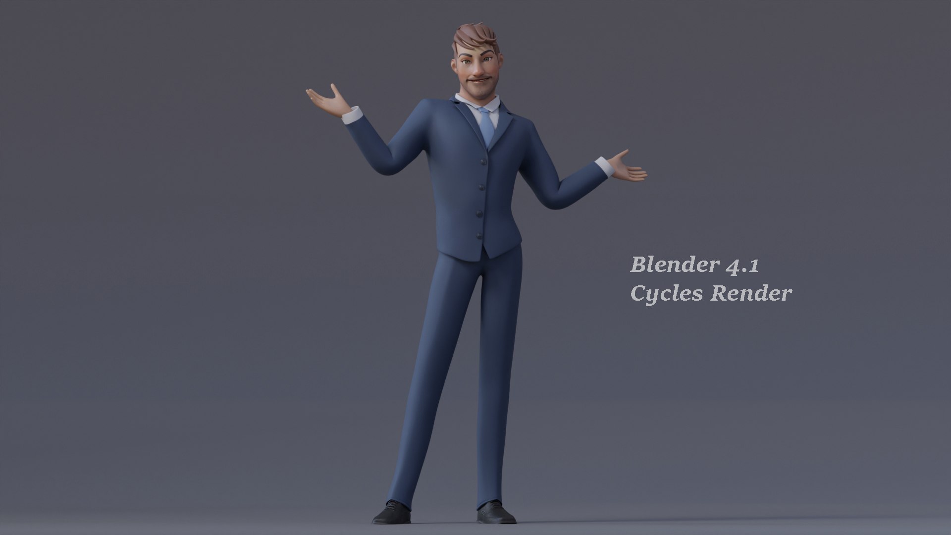 3D Model Andy Cartoon Guy Rig - TurboSquid 2277426