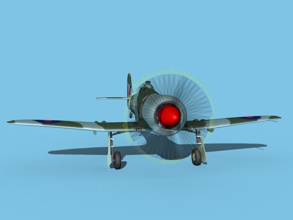 Propeller hawker tempest 3D model - TurboSquid 1489312