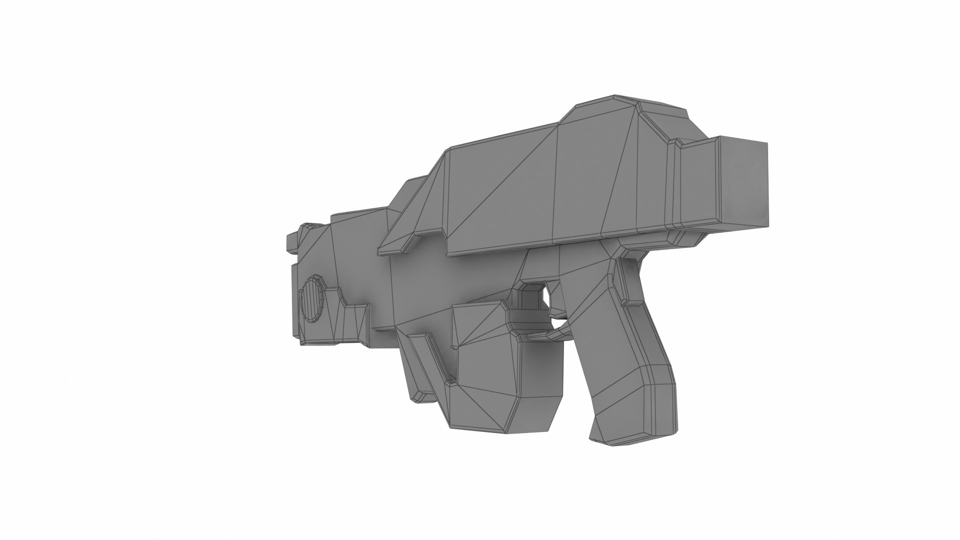 3D Futuristic Gun Model - TurboSquid 1497933