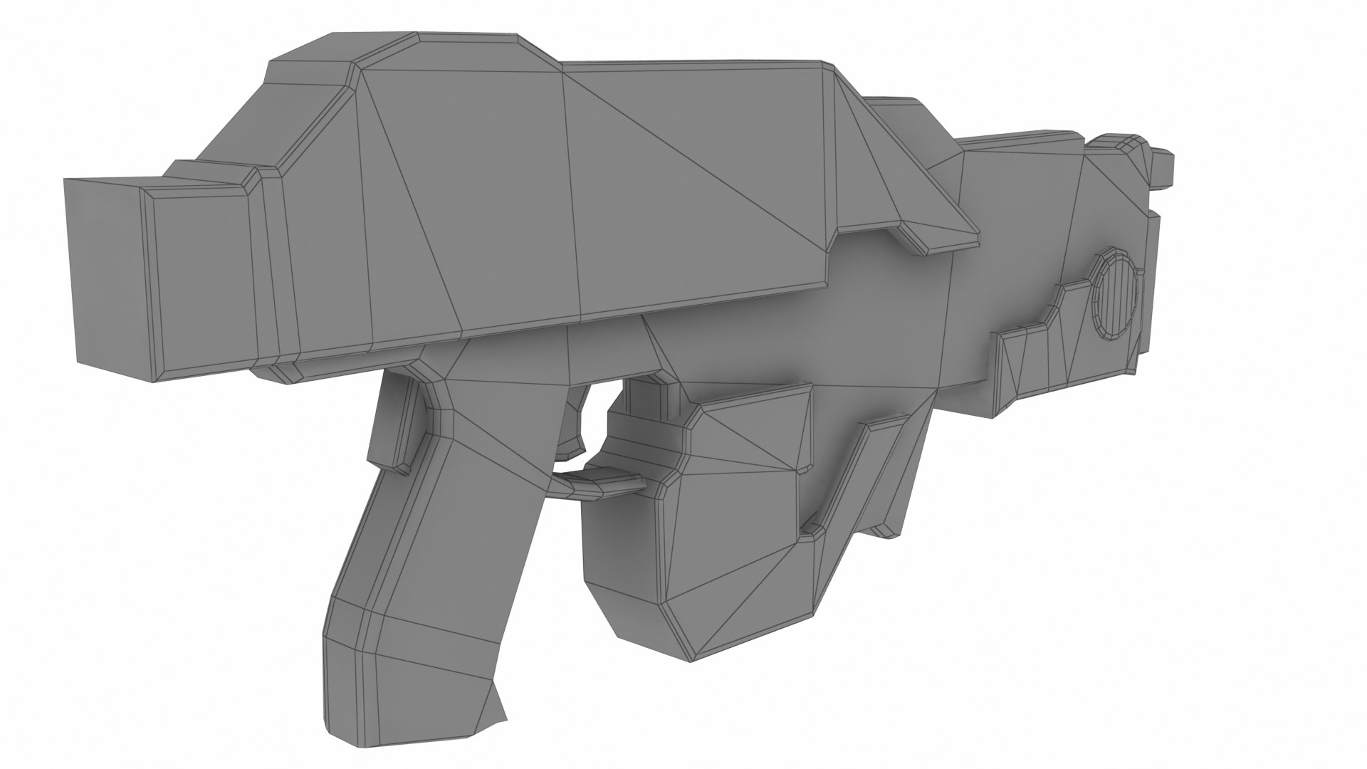 3D Futuristic Gun Model - TurboSquid 1497933