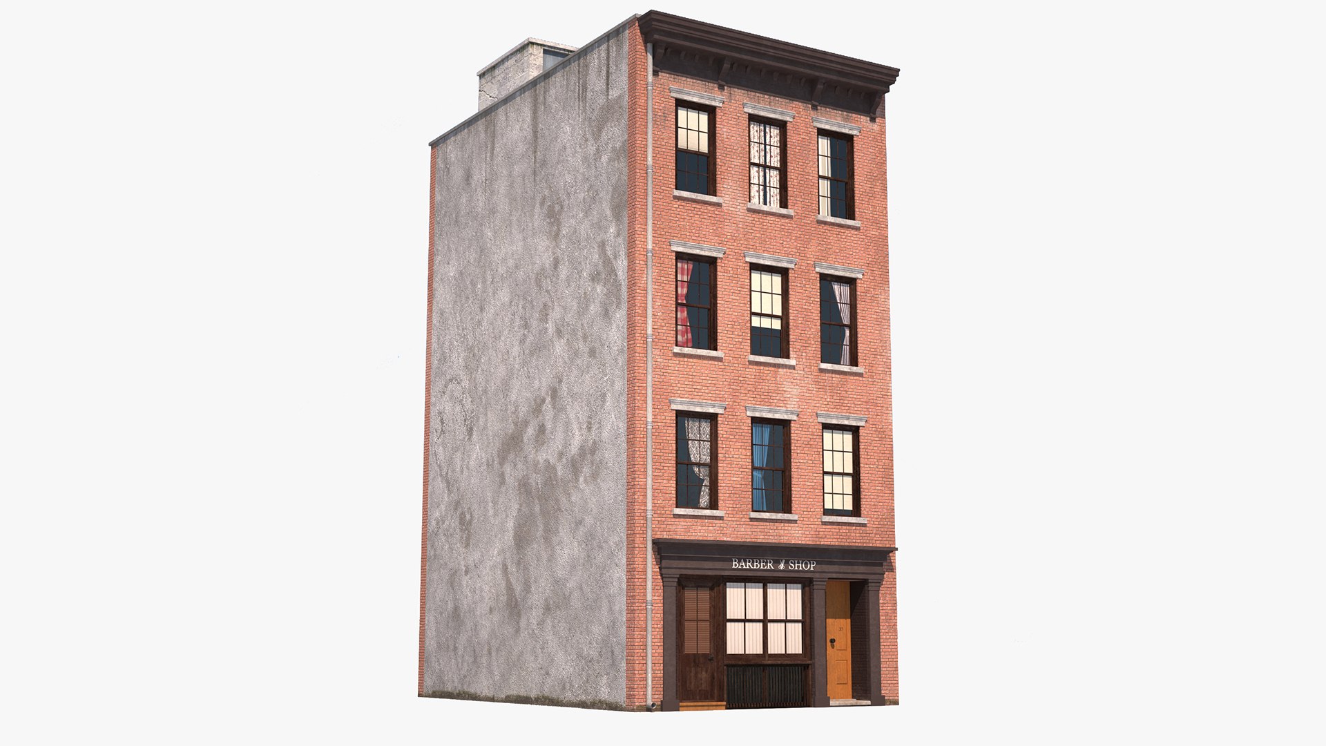 New York Style Building 3D Model - TurboSquid 1477402