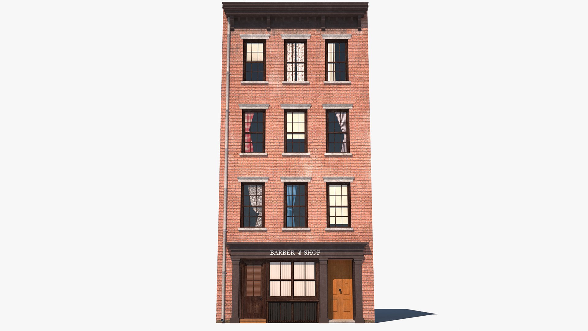 New York Style Building 3D Model - TurboSquid 1477402