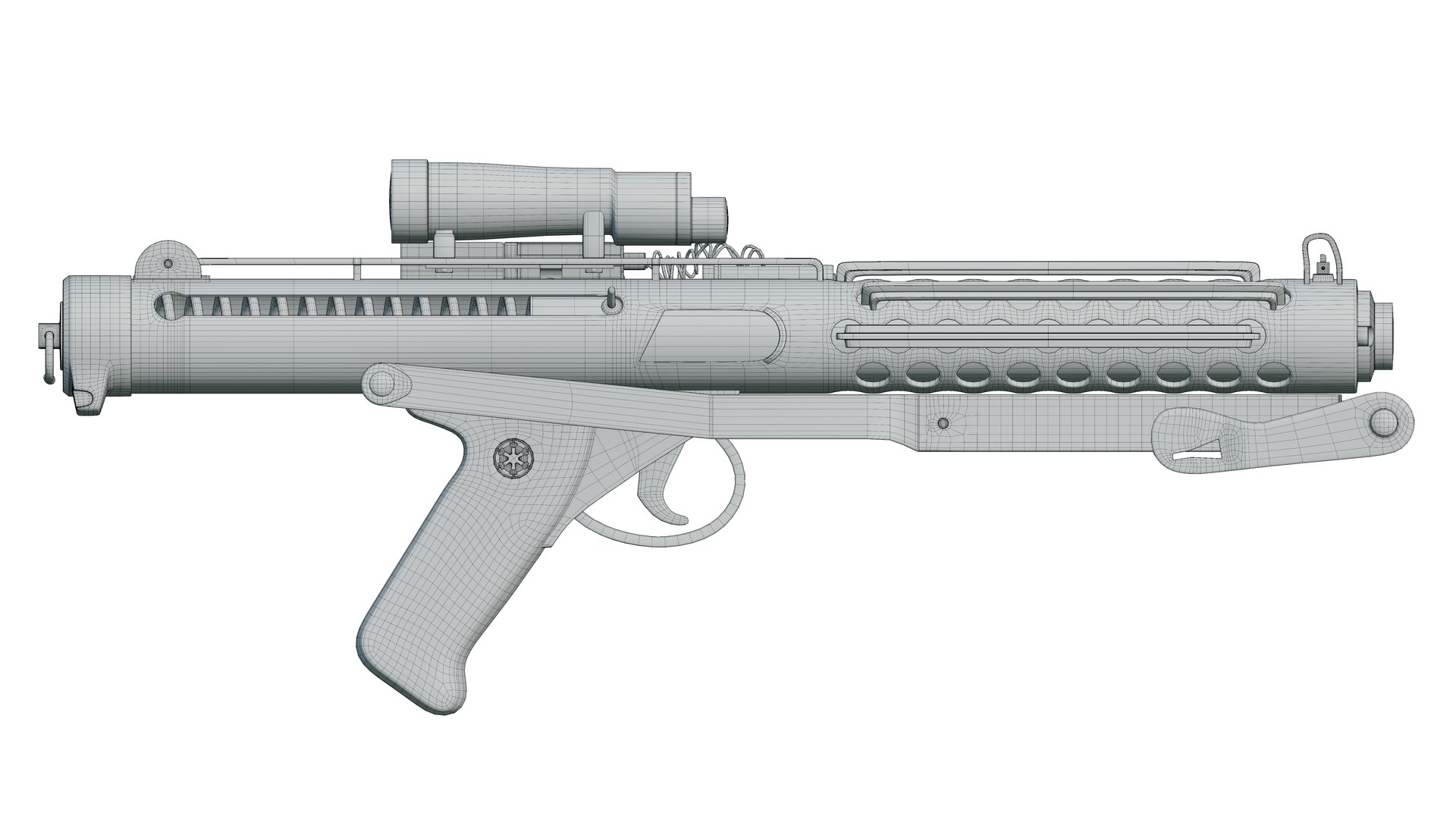 Stormtrooper E-11 Blaster 3D Model - TurboSquid 2027997