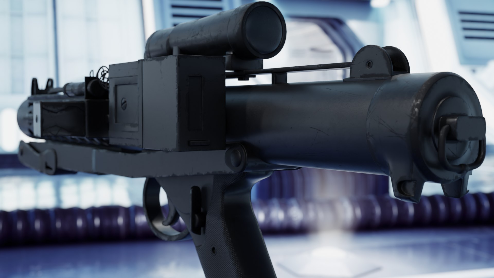 Stormtrooper E-11 Blaster 3D Model - TurboSquid 2027997