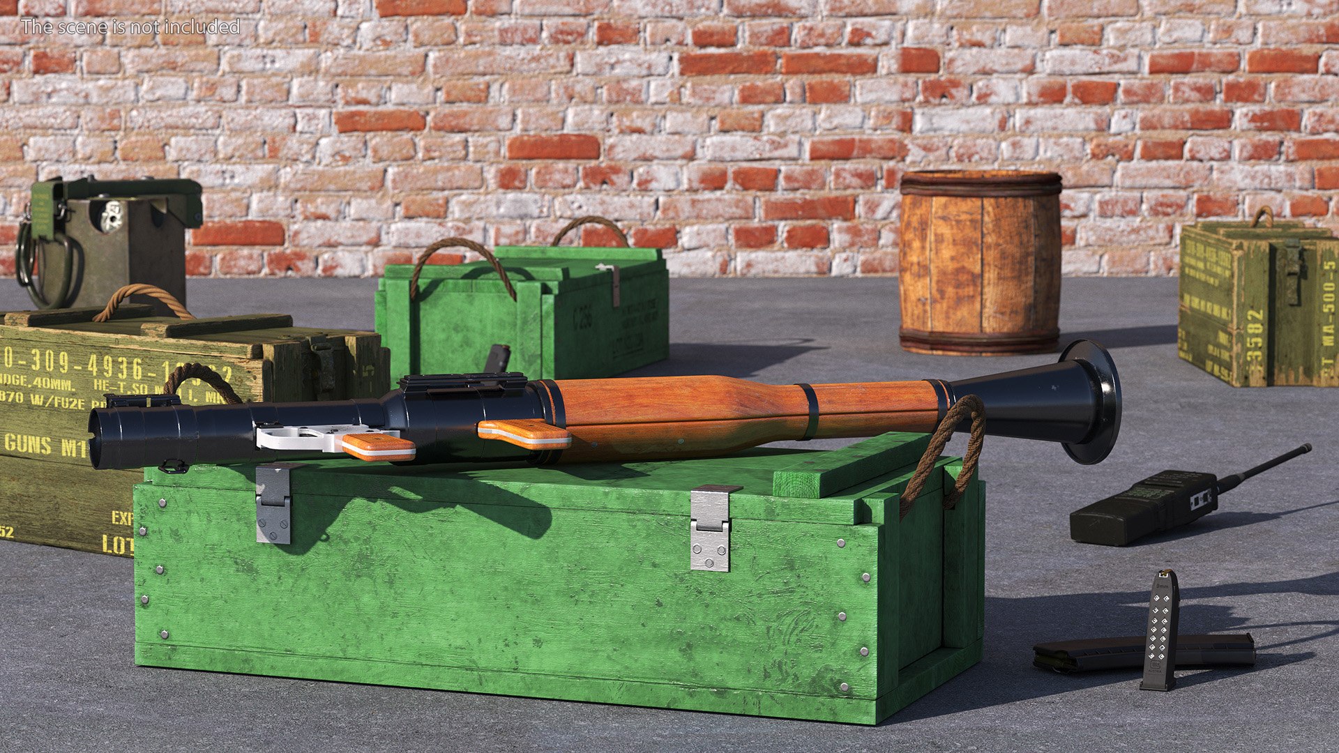 3D Soviet RPG-7 Portable Rocket Launcher - TurboSquid 2160560