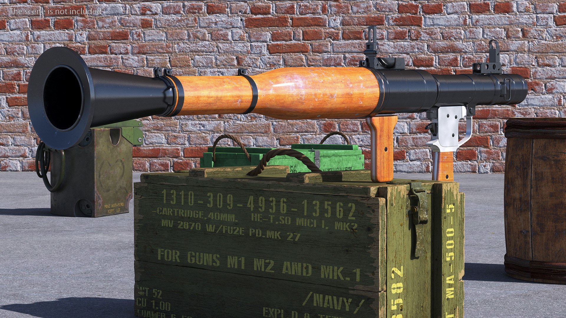 3D Soviet RPG-7 Portable Rocket Launcher - TurboSquid 2160560