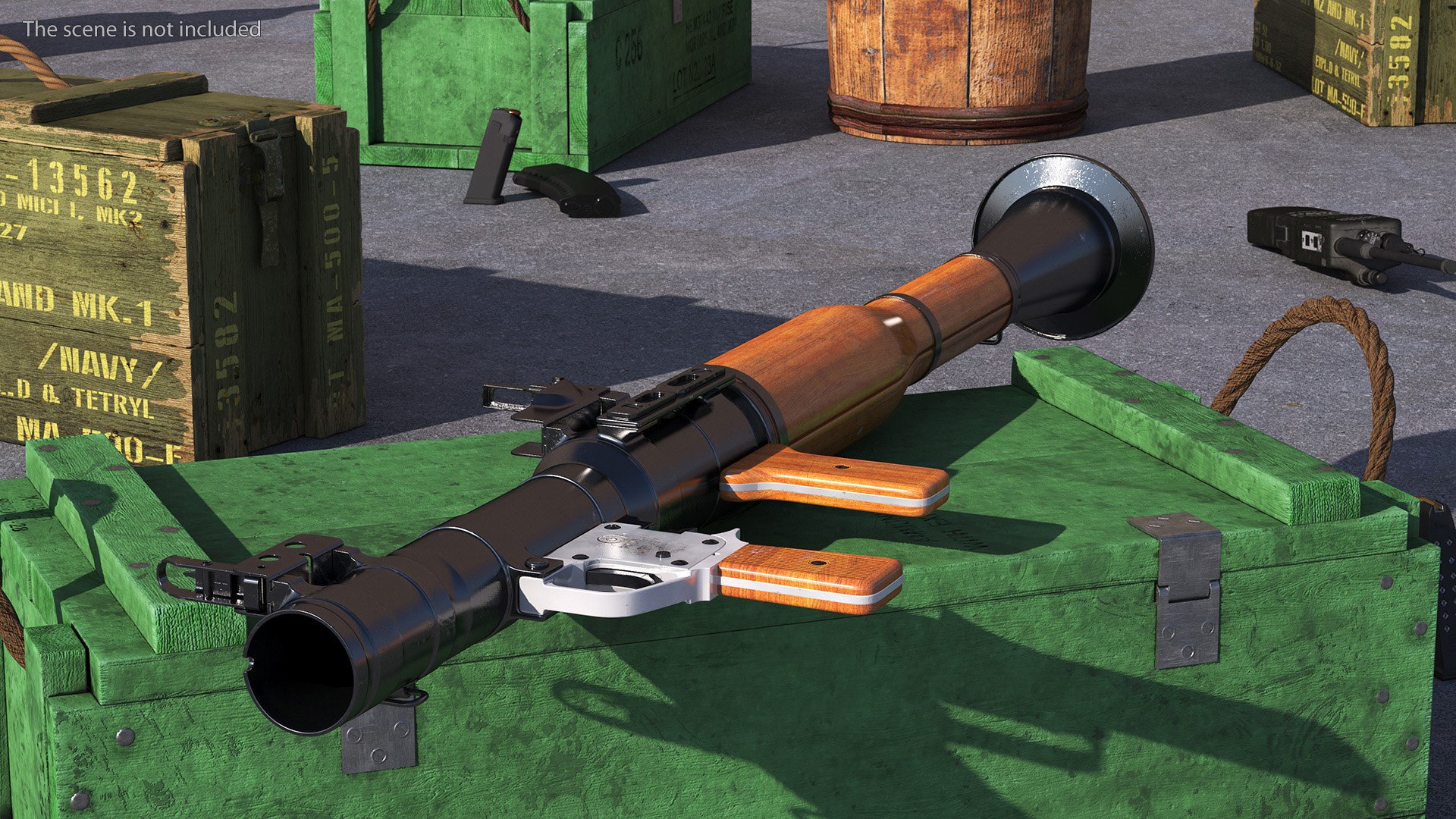 3D Soviet RPG-7 Portable Rocket Launcher - TurboSquid 2160560