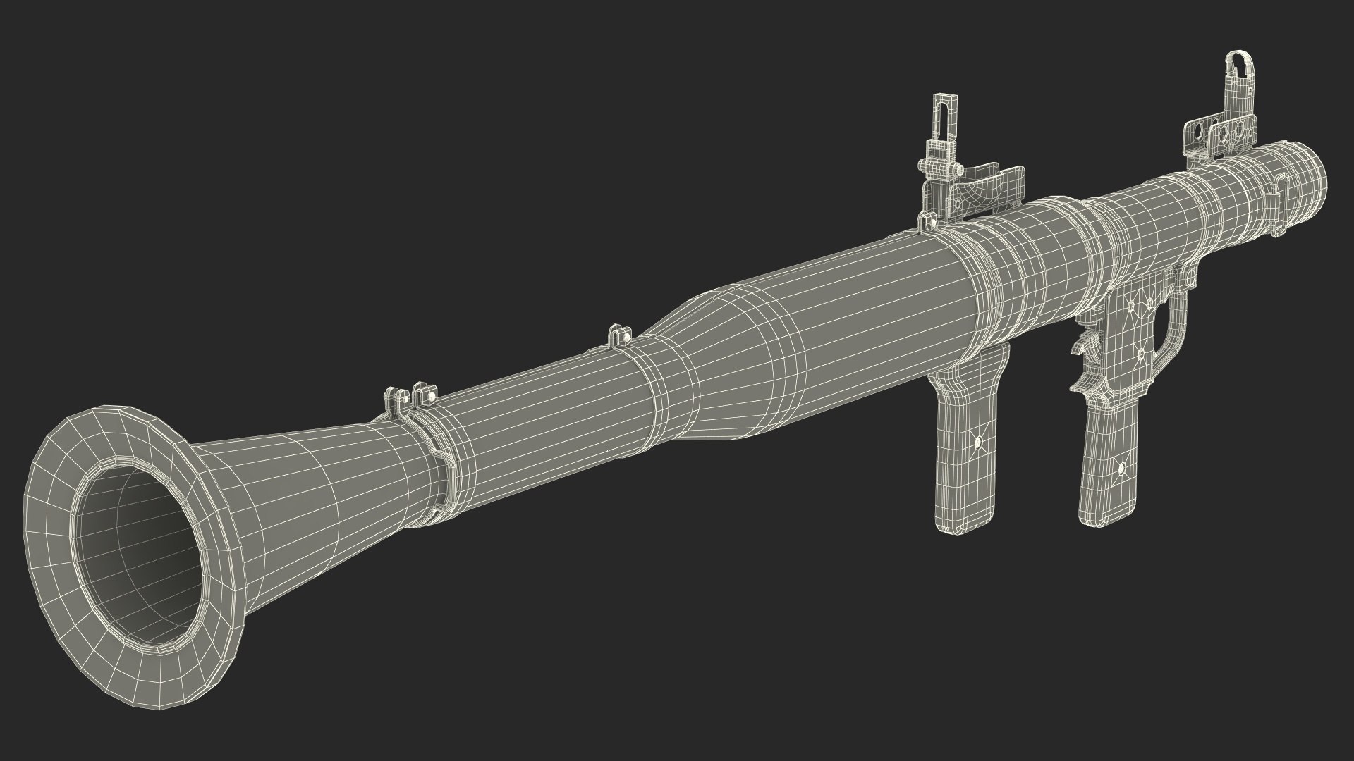 3D Soviet RPG-7 Portable Rocket Launcher - TurboSquid 2160560