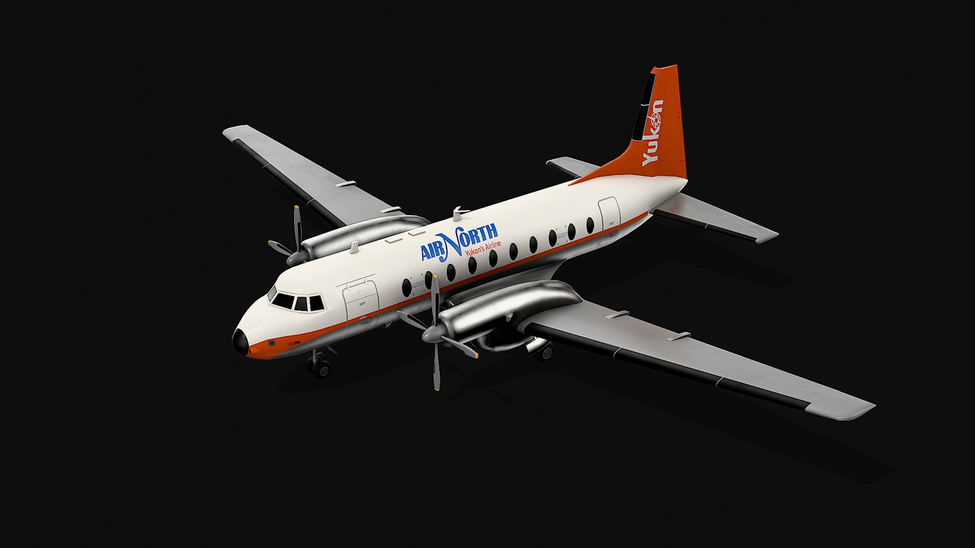 Hawker Siddley HS 748 Airplane 3D Model - TurboSquid 2281927