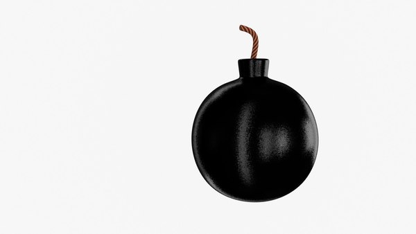 cartoon bomb obj free