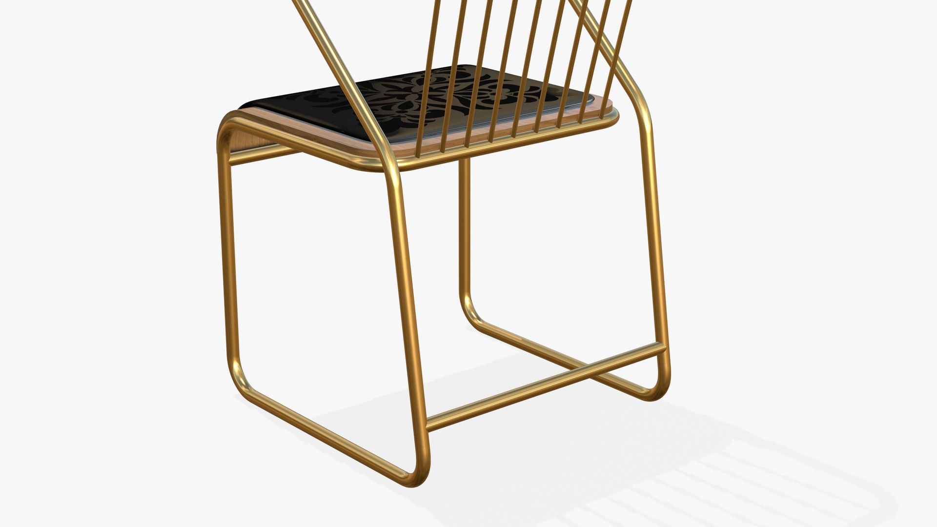 Luxury Chair Gold Modern 3D Model - TurboSquid 1793266