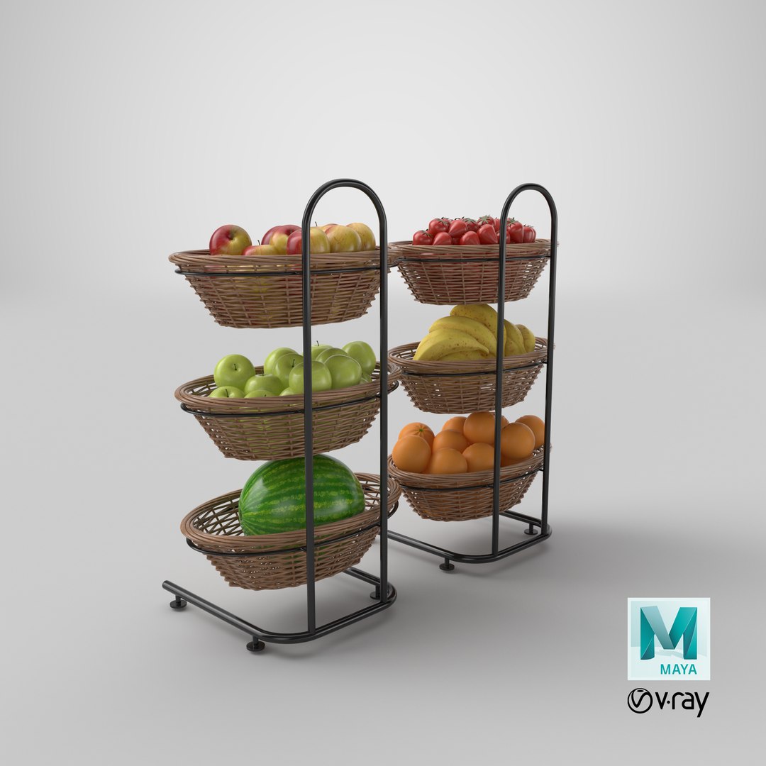 3D real fruit display model - TurboSquid 1328319