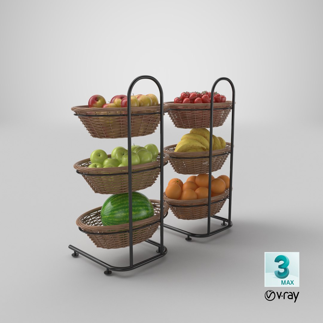 3D real fruit display model - TurboSquid 1328319