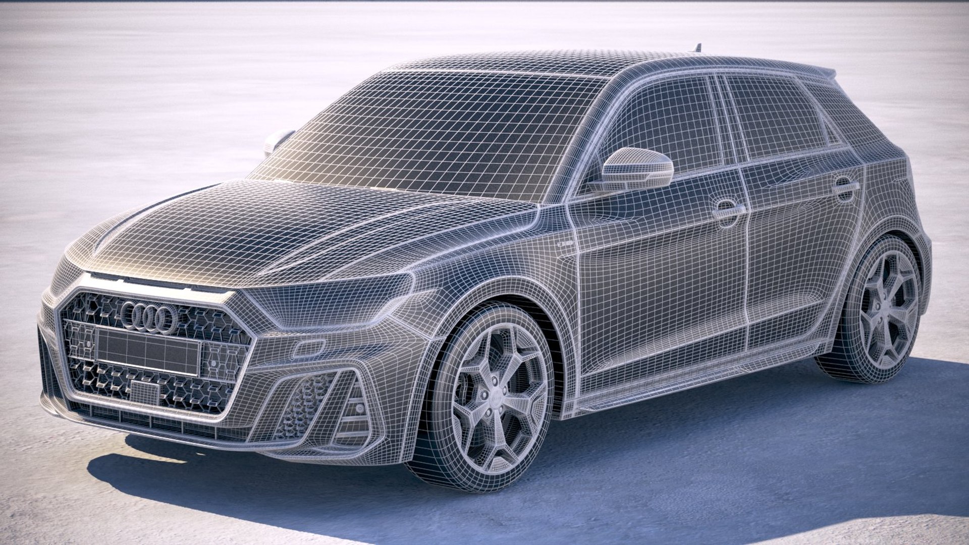 3D audi a1 2019 model - TurboSquid 1308005