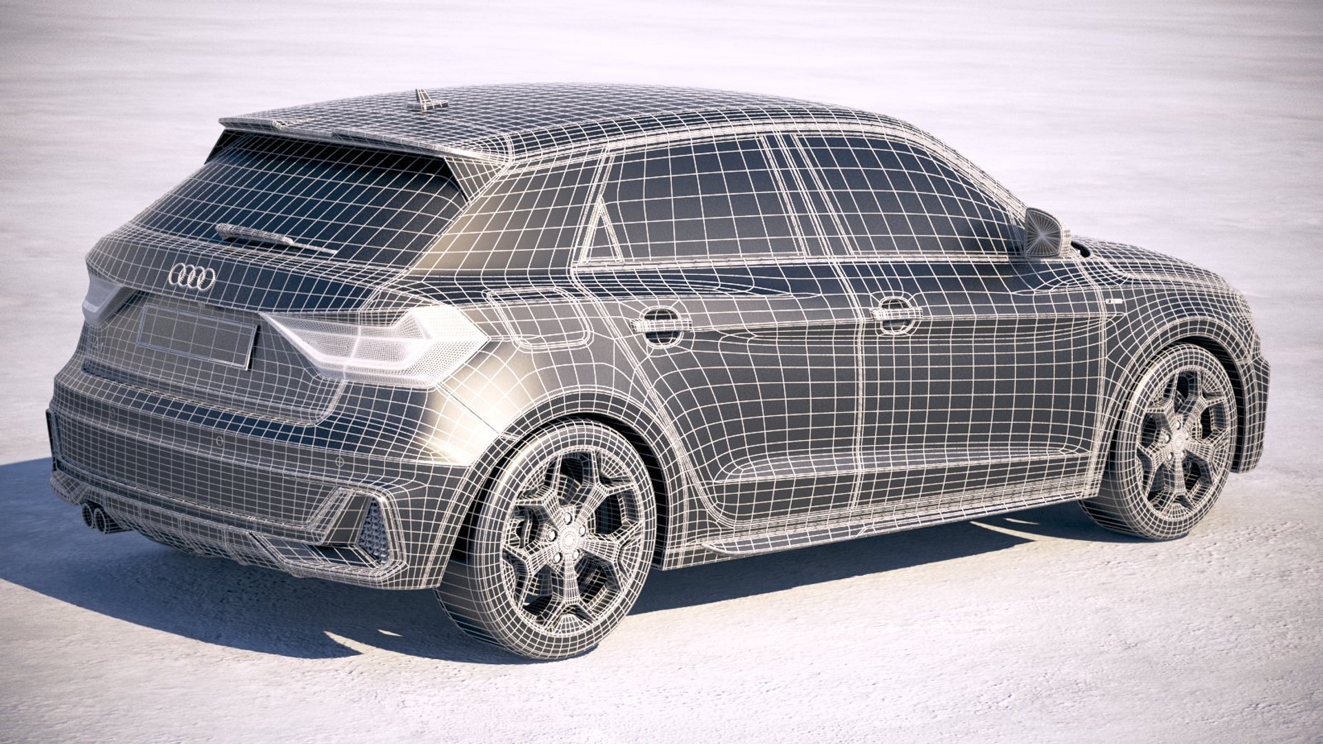 3D audi a1 2019 model - TurboSquid 1308005