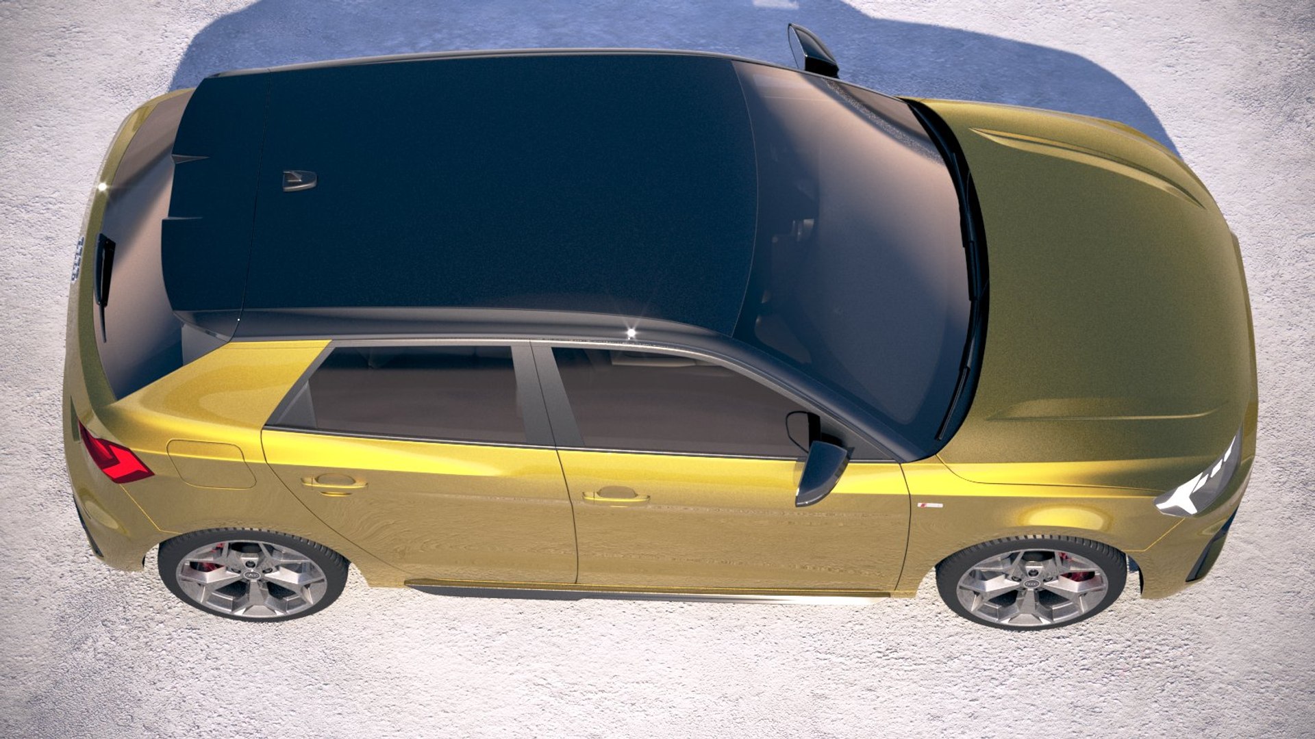 3D audi a1 2019 model - TurboSquid 1308005