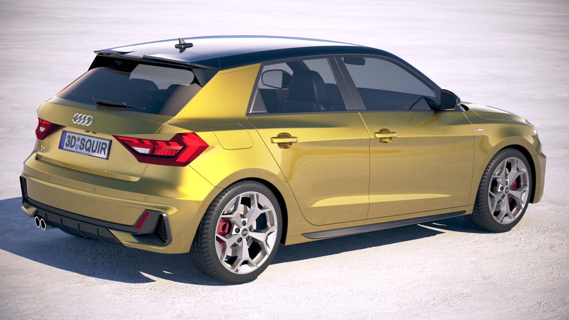 3D audi a1 2019 model - TurboSquid 1308005