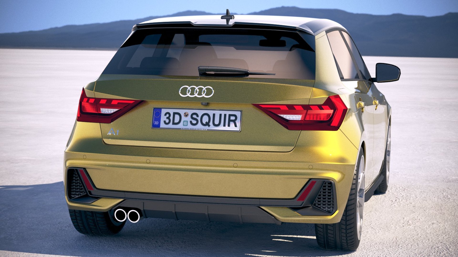 3D audi a1 2019 model - TurboSquid 1308005