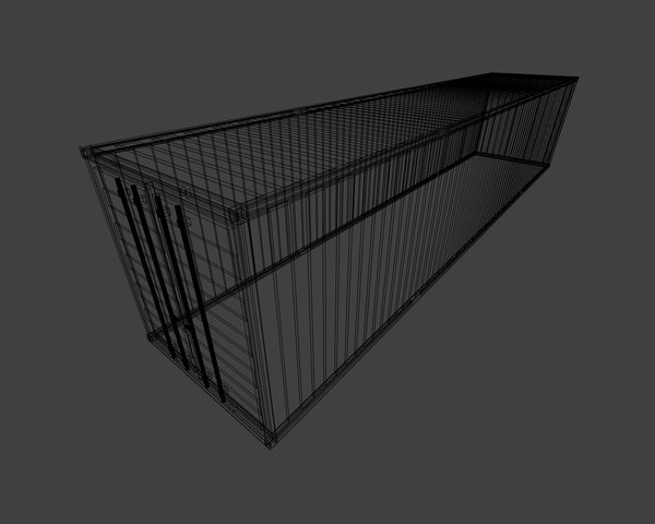 3dsmax shipping container