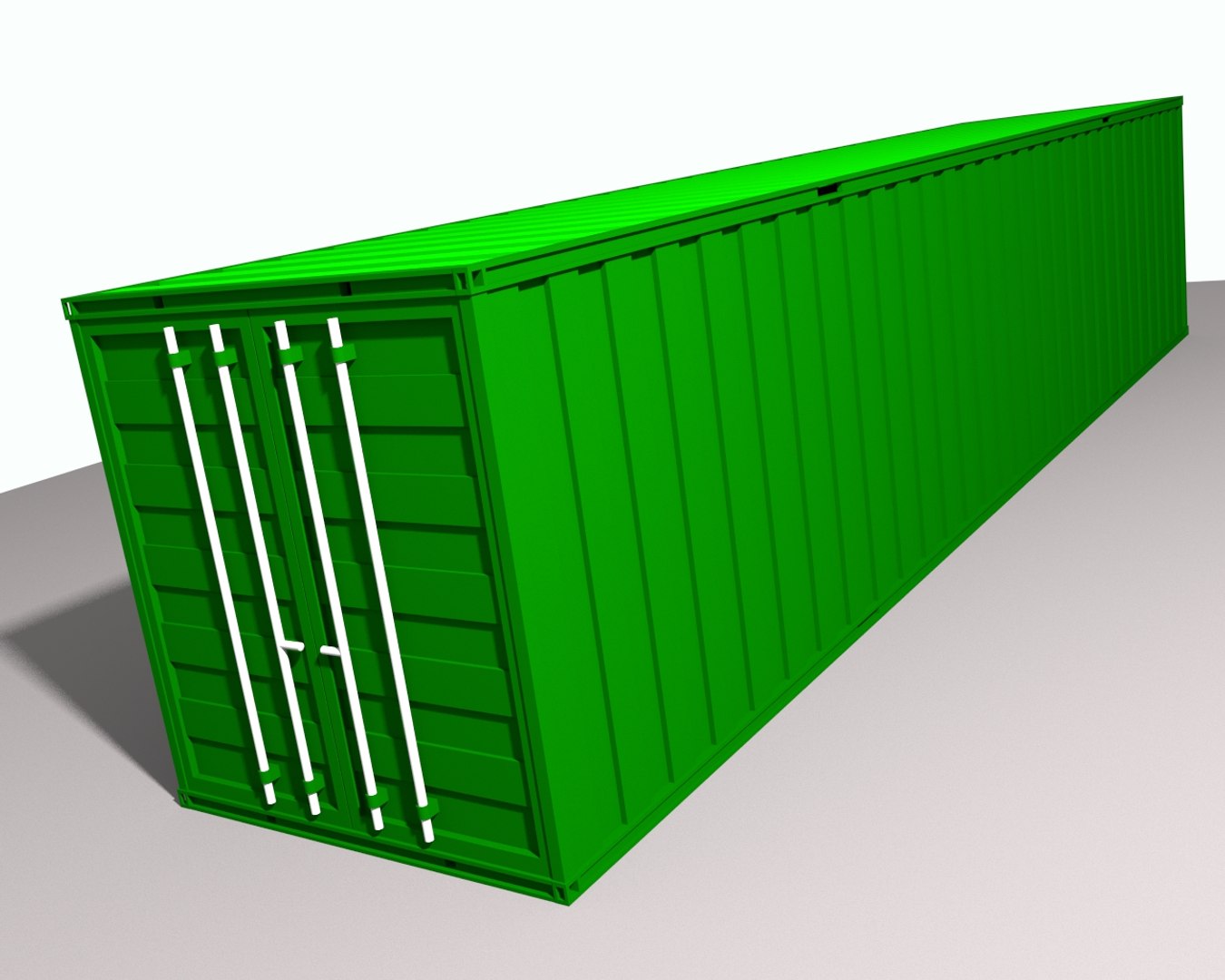 3dsmax shipping container