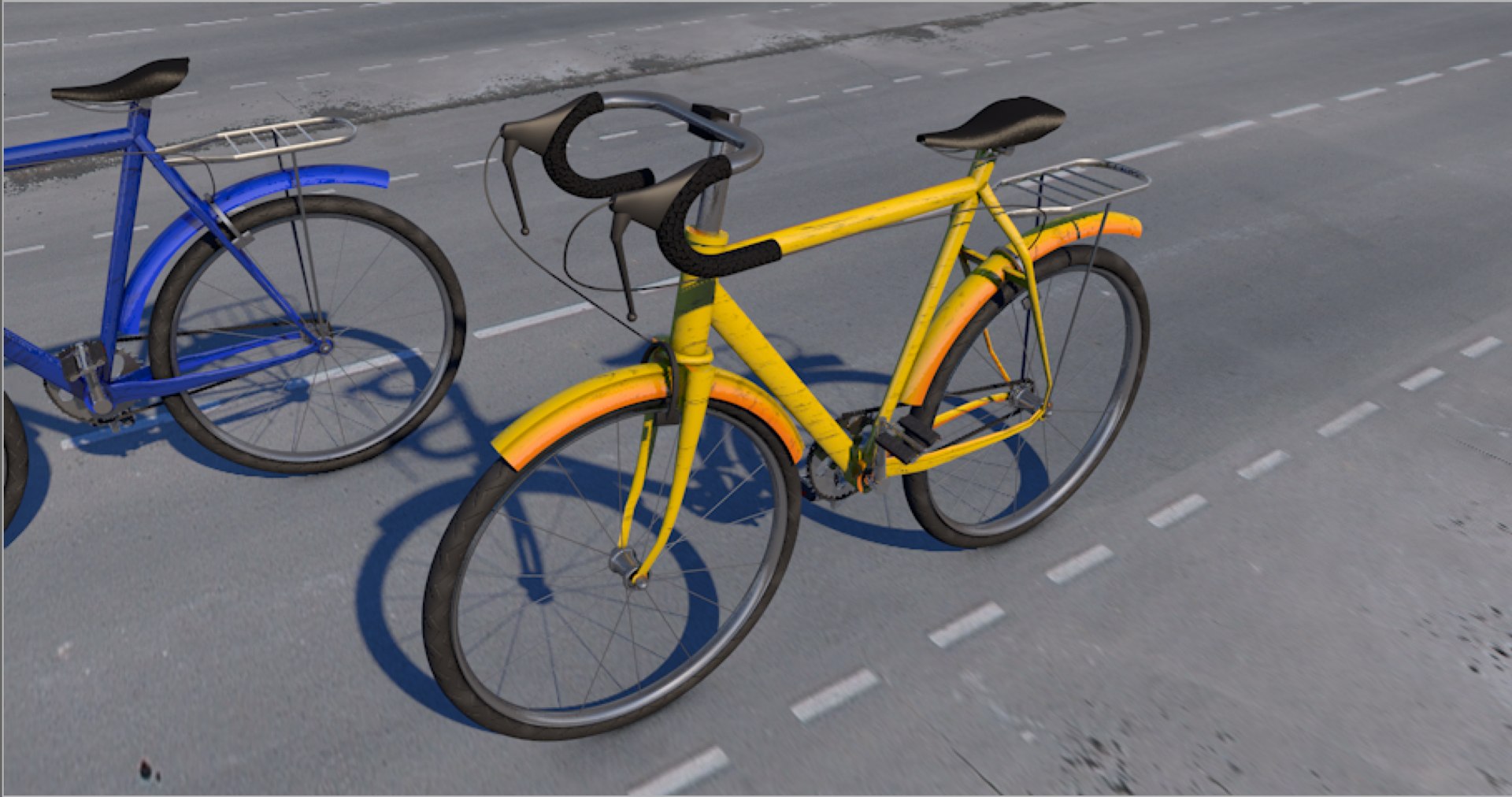 Old bicycle model - TurboSquid 1365779