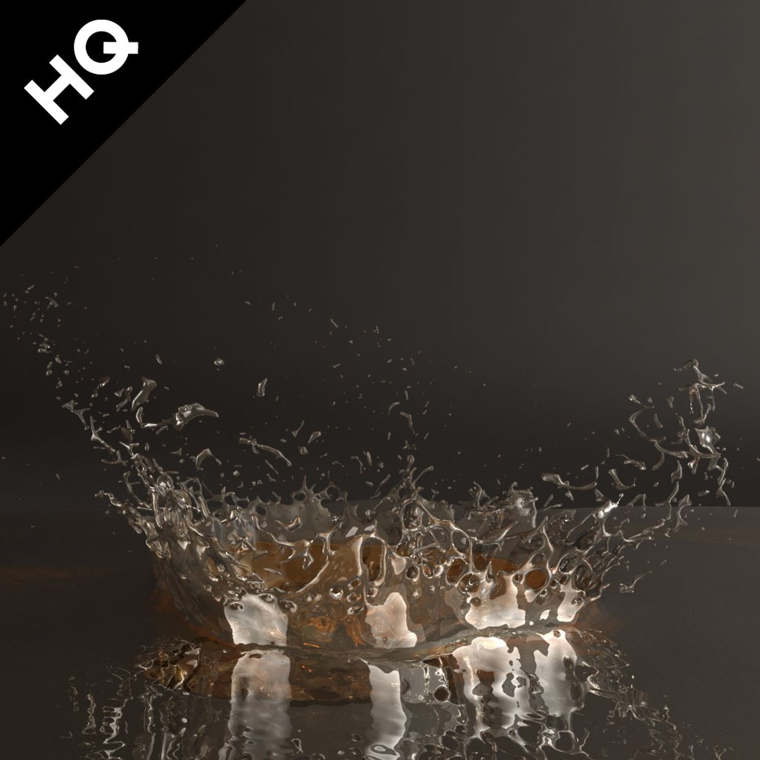 3d Obj Splash Realflow Flow