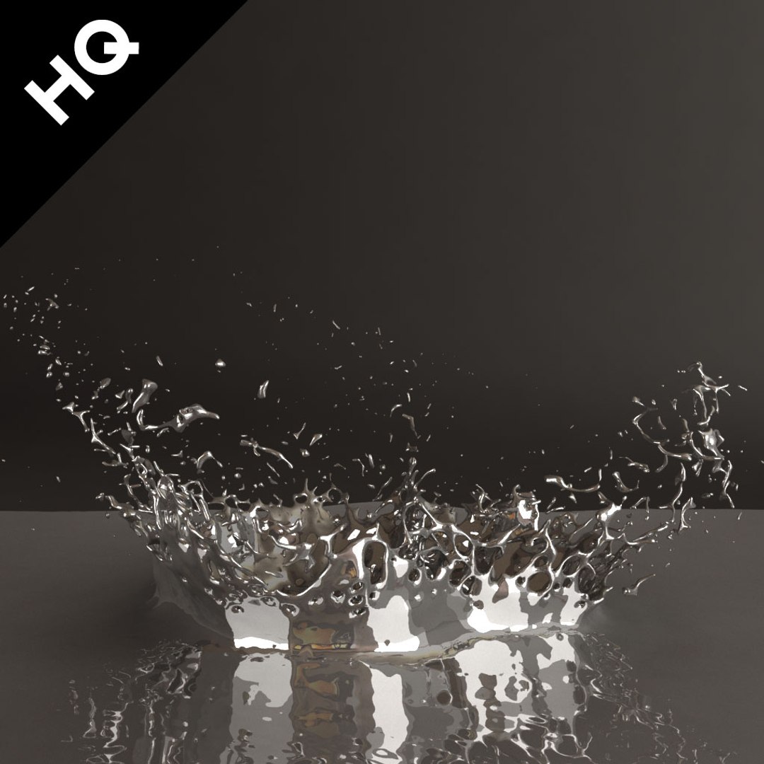 3d obj splash realflow flow