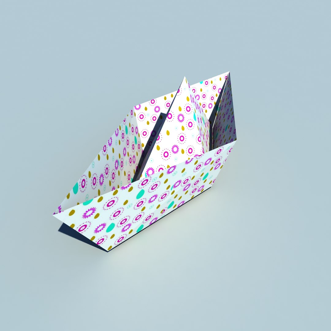Boat Origami 3d Max